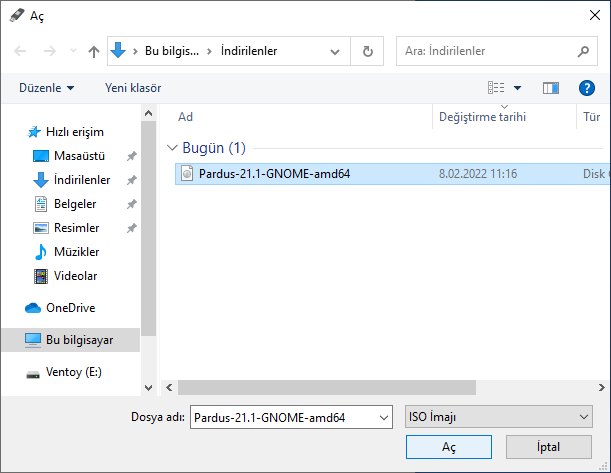 Pardus önyüklenebilir USB ortamı oluşturma – Pardus – TÜBİTAK ULAKBİM
